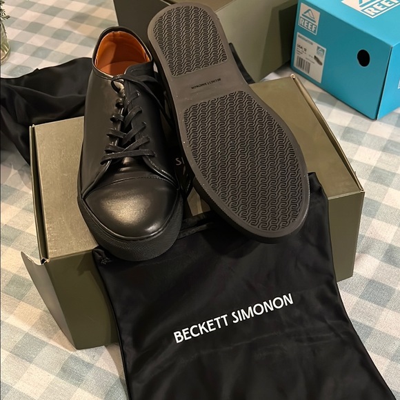 Beckett Simonon | Shoes | Beckett Simonon Black Sneakers Minimalist ...